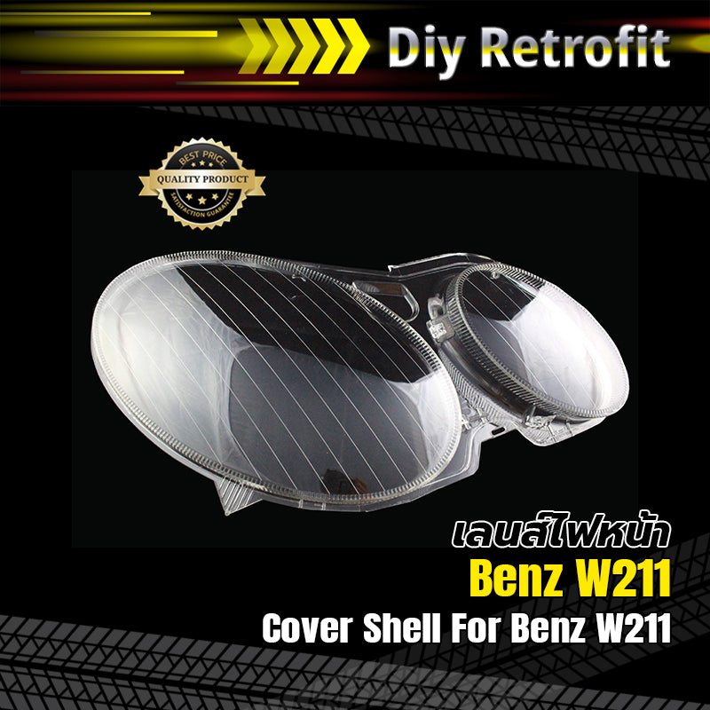 Cover Shell For Benz W211 เลนส์ไฟหน้า Benz W211 – Diy Retrofit